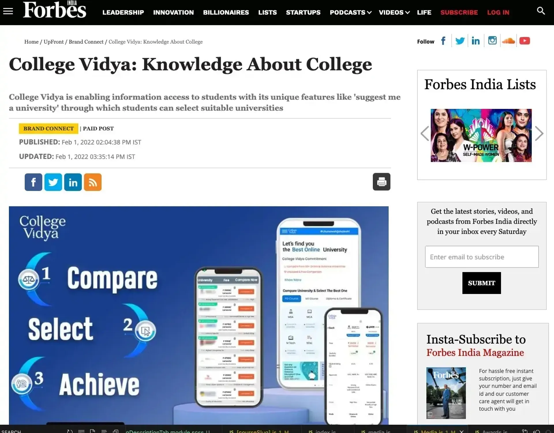 College Vidya Community